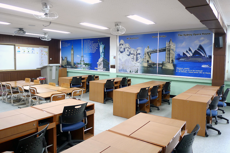 양구 초등학교 영어교실 실사롤스크린 블라인드 시공사례 네이버 블로그