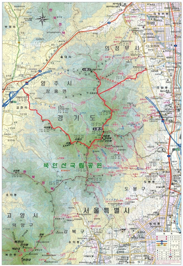 경기의정부서울 사패산~도봉산 연계 산행기 사패능선 사패산편 등산지도등산코스 네이버 블로그