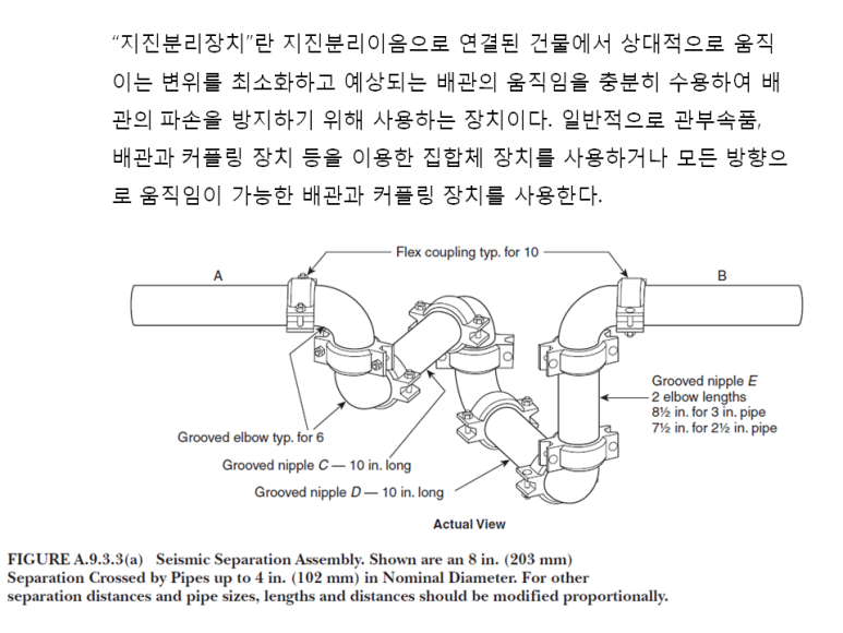 지진분리장치의 설치 기준seismic Separation Assembly 네이버 블로그