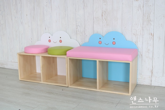 어린이집유치원소파책꽂이벤치원목소파벤치자작나무쿠션벤치유아소파의자도서관소파책꽂이어린이책꽂이벤치구름소파벤치아동책꽂이소파
