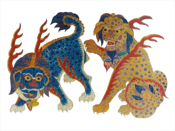 [전통디자인] 상상의 동물 - ﻿재앙을 막는 벽사의 상징 "해태" : 네이버 블로그