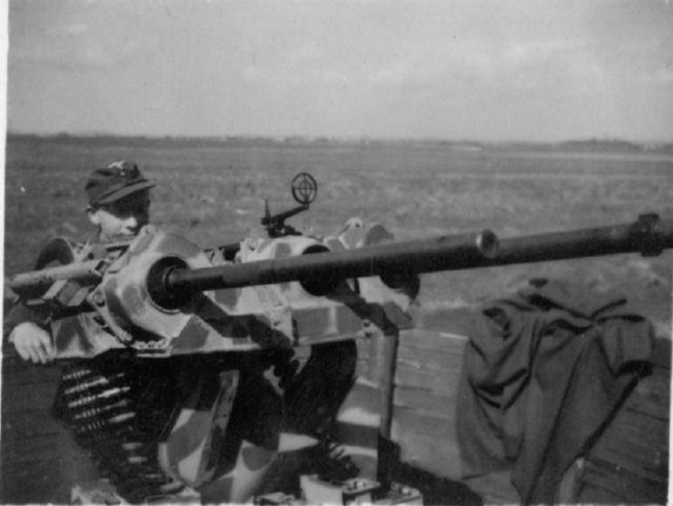 독일군의 드릴링 3련장 MG-151 대공포 -WW2 German Drilling MG151 Anti-aircraft ...